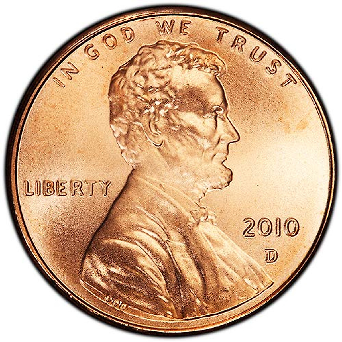 2010 P & D Satin Finish Lincoln Cent Shield Cent Choice Uncirculated US Mint 2 Coin Set