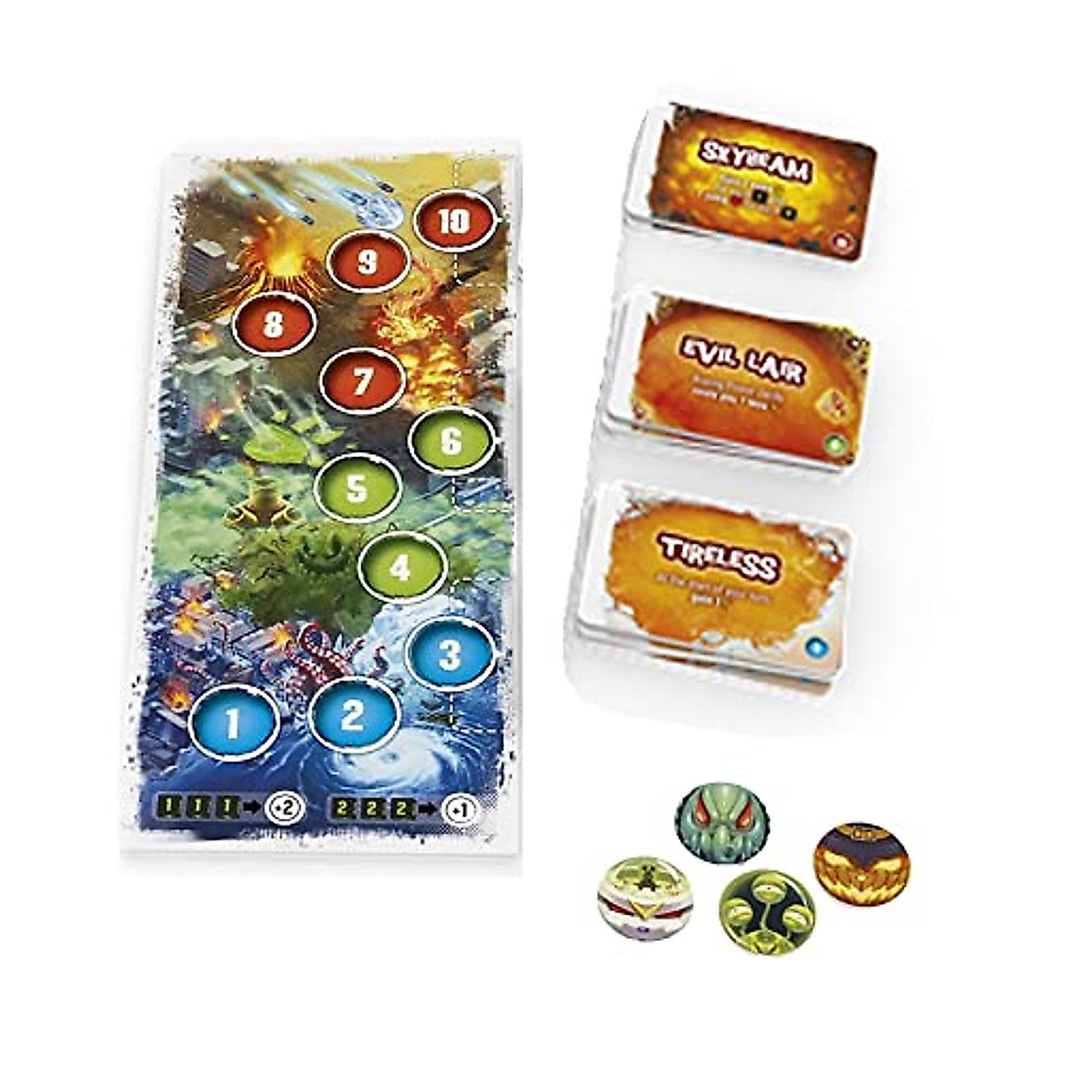 IELLO King of Tokyo: Micro Expansion - Wickedness Gauge! - Iello Games, Ages 10+