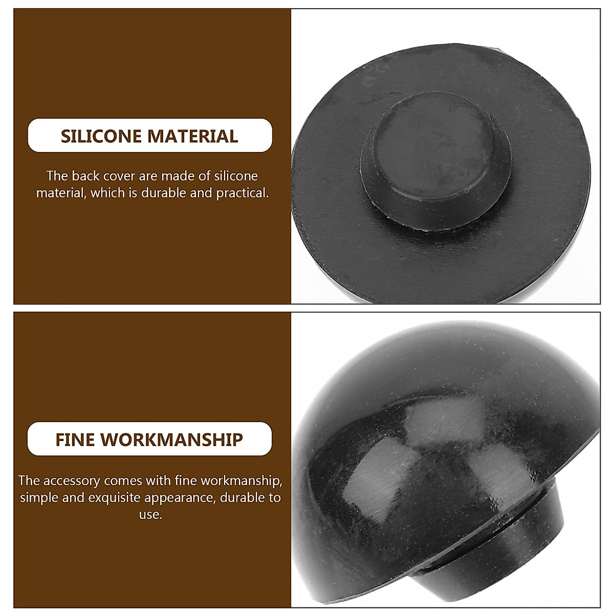 Generic Silicone Ethereal Drum Ethereal Drum Parts Hand Drums Foot Plug ethereal drum stand Foot Plugs: 6pcs