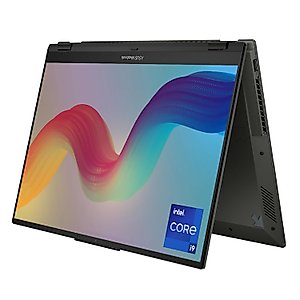 ASUS Vivobook S 16 Flip 2-in-1 Laptop, 16" WUXGA Touchscreen, Intel Core i9-13900H, 32GB SSD, 1TB SSD, Webcam, HDMI, Wi-Fi 6, Windows 11 Home, Midnight Black