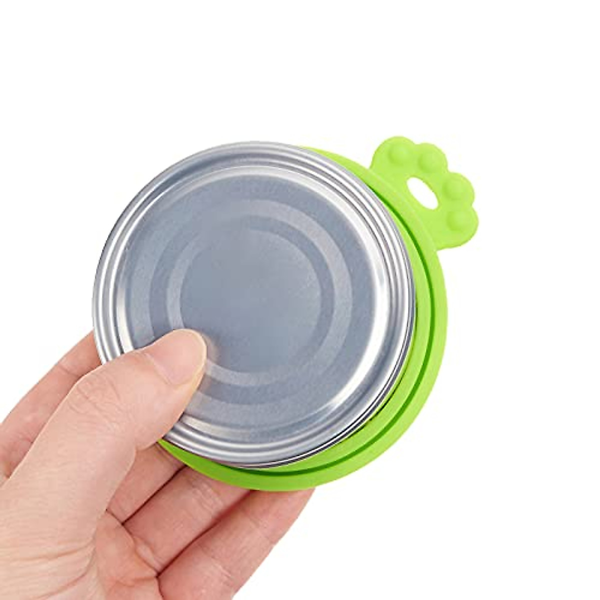 PetBonus Silicone Pet Can Lids, Dog Cat Food Can Cover, Universal Size Can Tops, 1 fit 3 Standard Size Food Cans, BPA Free Dishwasher Safe