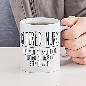 CafePress Retired Nurse 15 Oz Ceramic Large Mug Ceramic Coffee Mug, Tea Cup 11 oz