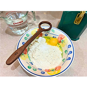 Wooden Danish Whisk, Dough Whisk, Great for Sourdough Lovers, Handmade in Kentucky USA, Made from Black Walnut