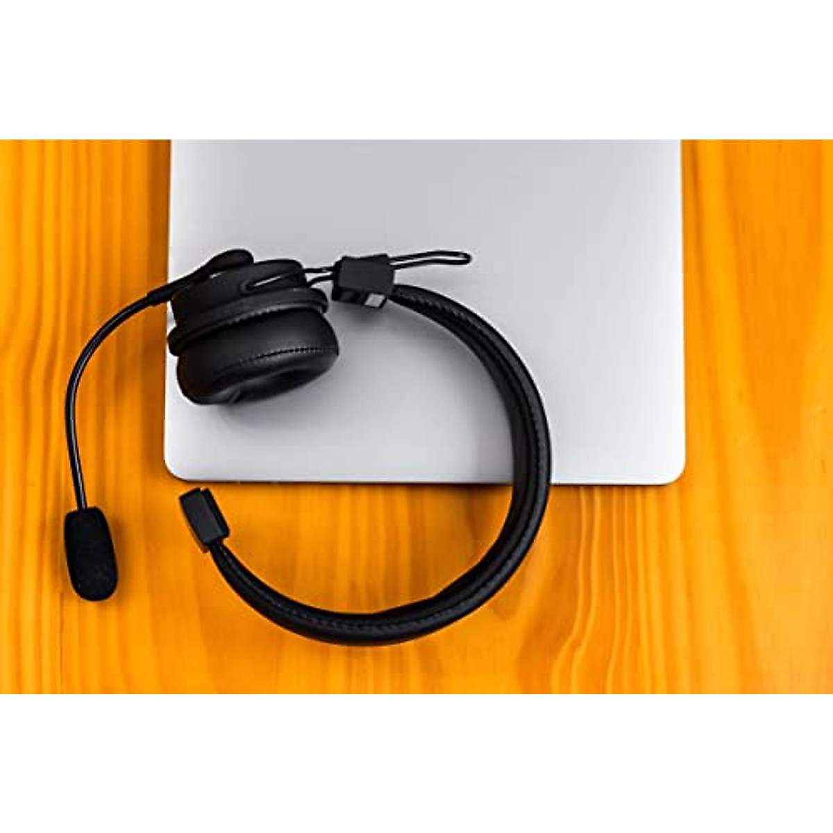 Blue Tiger Elite Ultra Wireless Bluetooth Headset – Trucker and Office Professional Headset - Noise Cancellation Bluetooth 5.0 Headset – 60 Hours Talk Time, 1200 Hours Standby