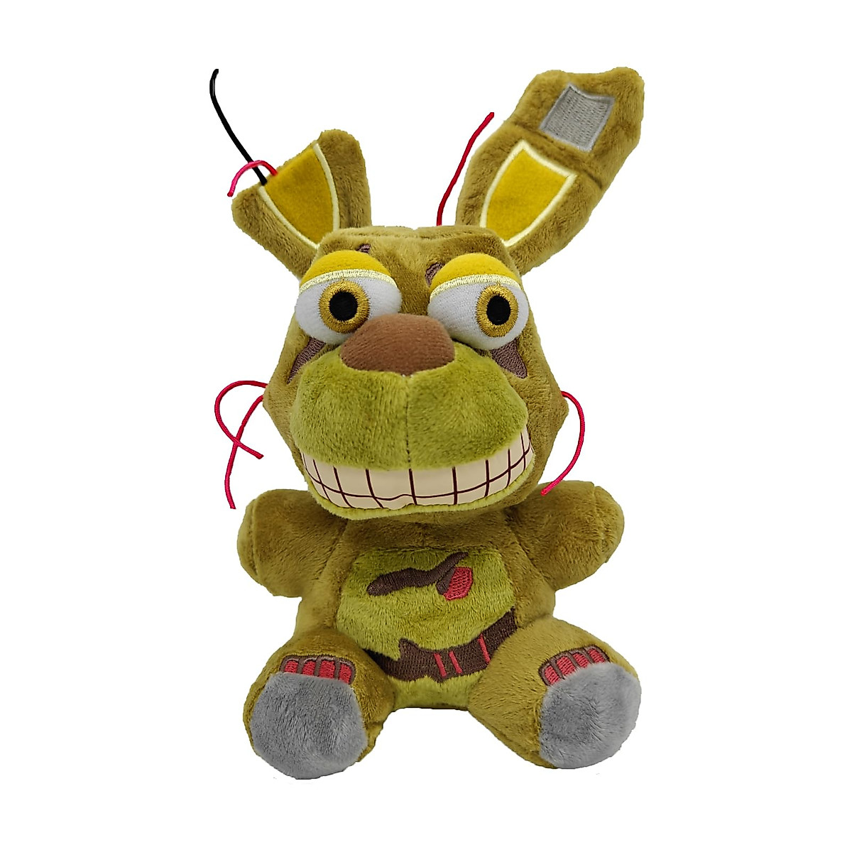 Springtrap Plush Toy, FNAF Plushies Toy, FNAF All Character Stuffed Animal Doll Children's Gift Collection,8”