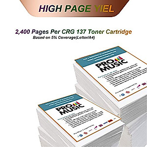 Valuecolor Compatible Toner Cartridge Replacement for Canon 137 crg137 Used in Canon ImageClass MF216N MF227DW MF229DW MF212W MF217W MF249dw MF244dw LBP151dw MF236n MF247dw (2 Black)