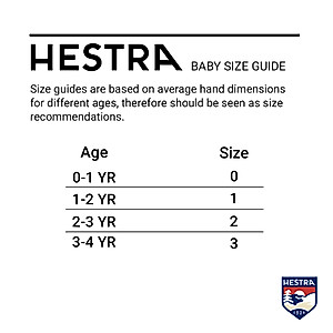 Hestra Baby Zip Long Mitt (Child 1-9yrs) | Waterproof, Insulated Mittens for Toddlers & Kids for Winter & Playing in The Snow - Dark Navy - 4