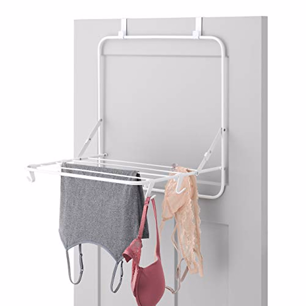 Whitmor Over The Door Drying Rack, White