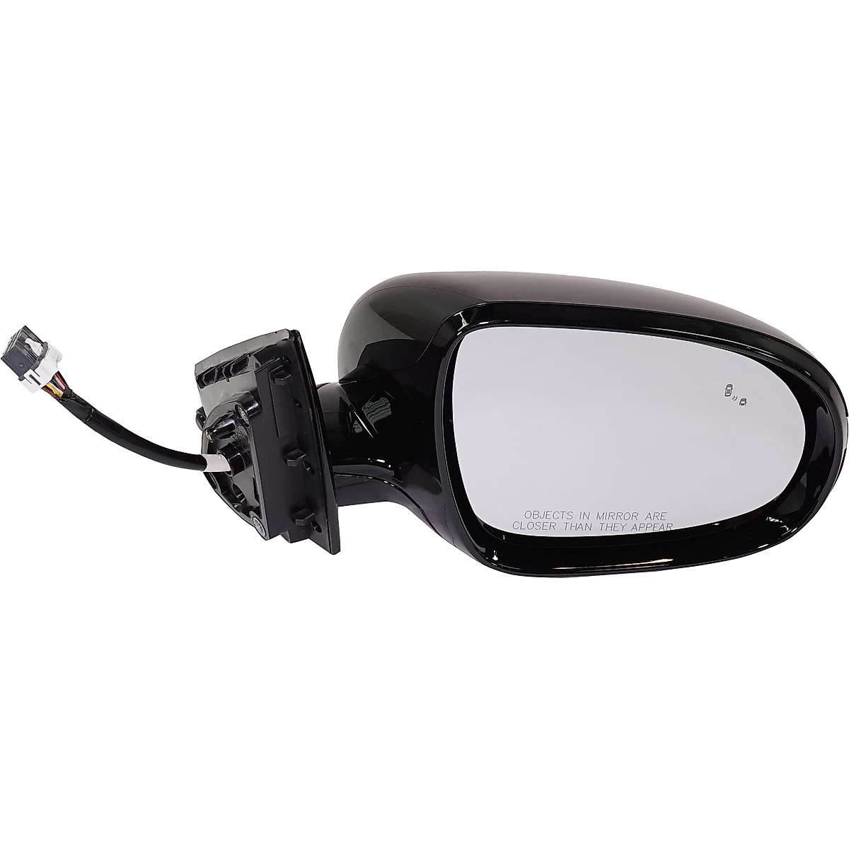 Kool Vue Passenger Side Power Heated Mirror for Kia Sorento 2016-2018 Power Fold With Signal Light, Blind Spot Monitor & Memory Paintable