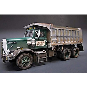 AMT Autocar Dump Truck - 1/25 Scale Model Truck Kit - Buildable Vintage Vehicle for Kids and Adults