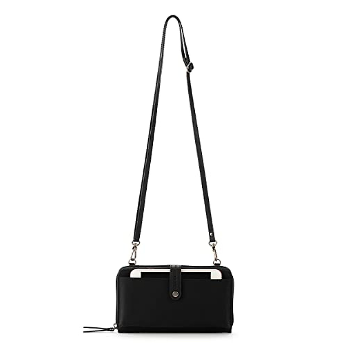 The Sak Esperato Large Smartphone Crossbody in Recycled Nylon, Black