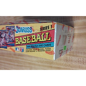 Donruss 1991 Series 1 Baseball Card Pack Factory Sealed Box