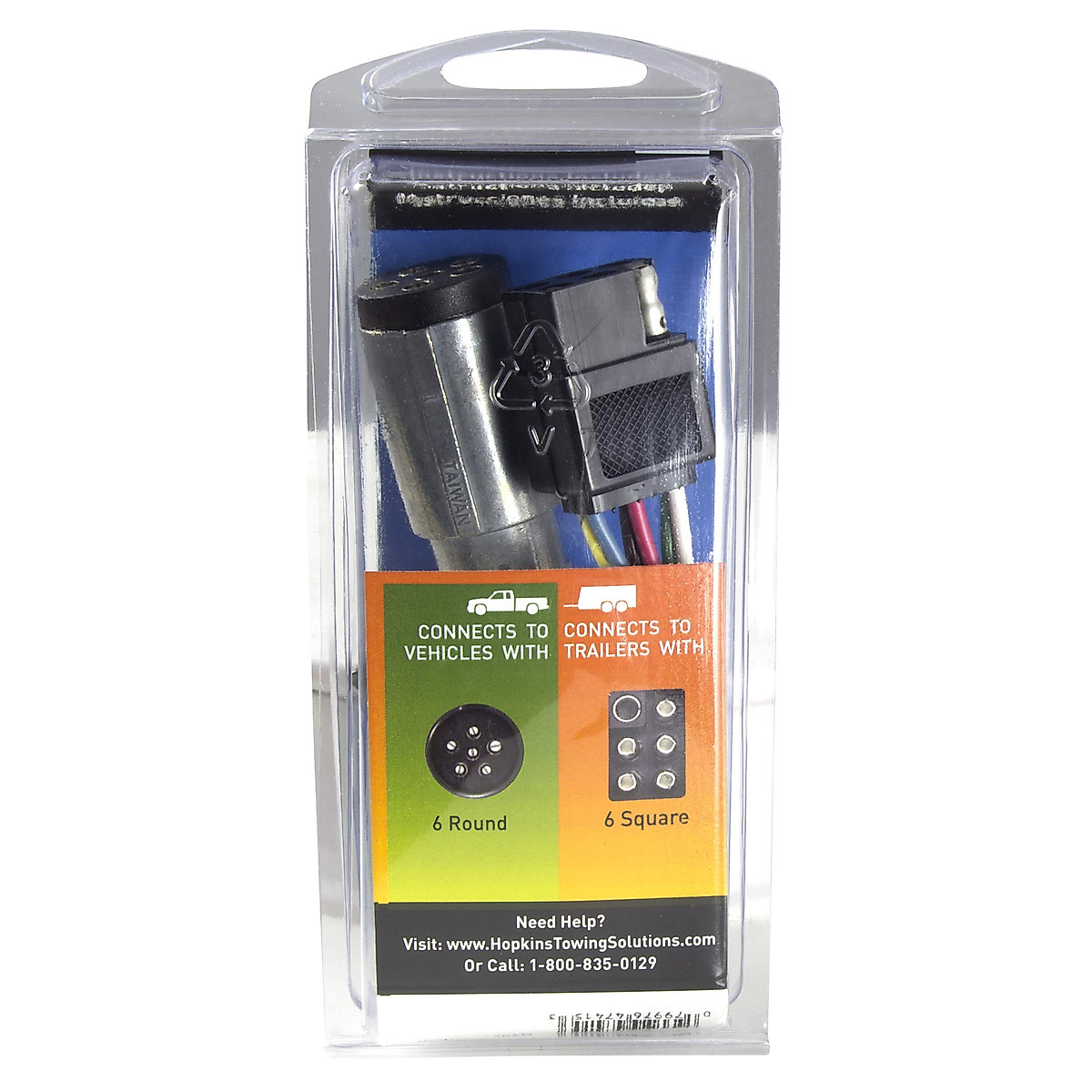 Hopkins 47415 6 Pole Round to 6 Pole Square Adapter