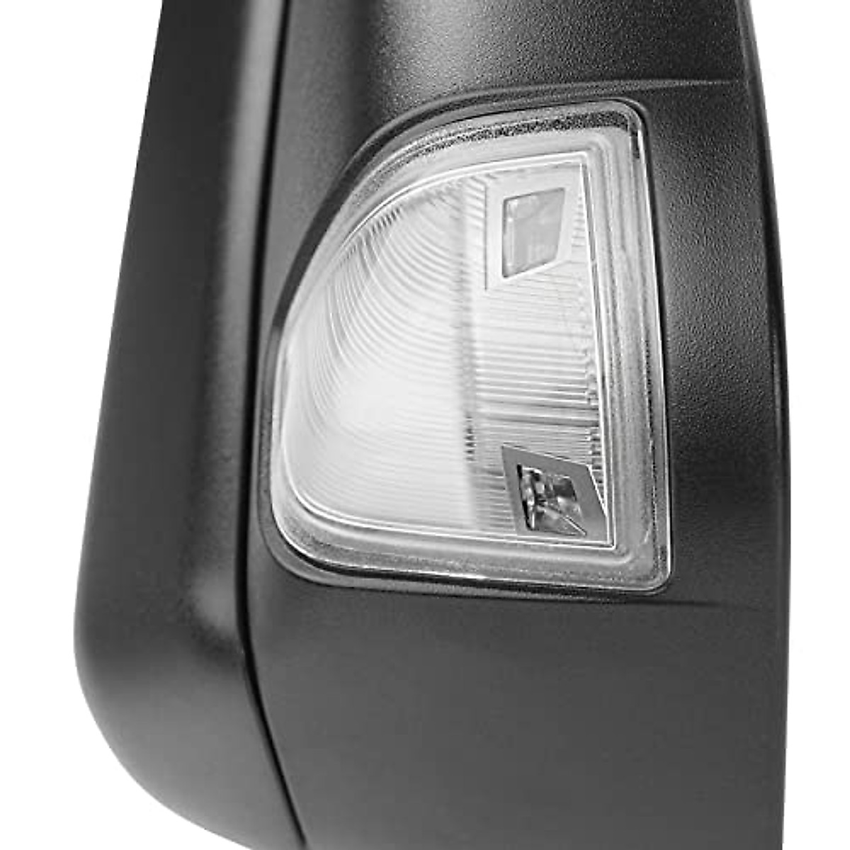 Trail Ridge Tow Mirror Power Folding Heated Signal Puddle Black Pair Set for Ram