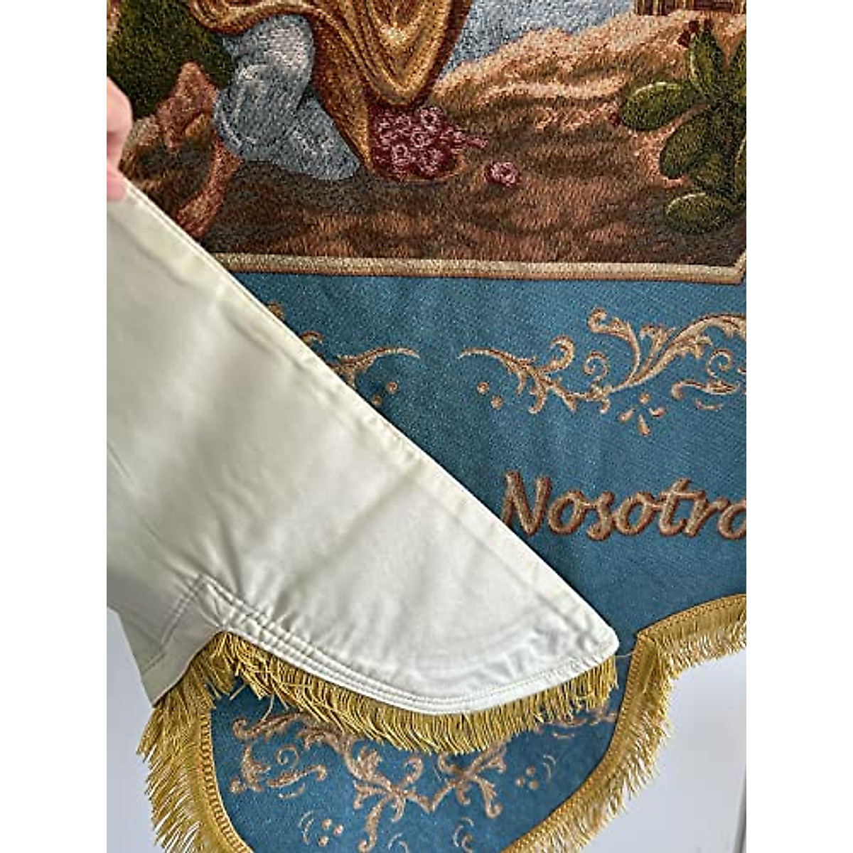 Processional Banner Spanish, OLO Guadalupe and Juan Diego, Spanish language