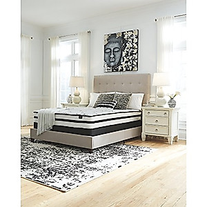 Signature Design by Ashley Chime 10 Inch Medium Firm Hybrid Mattress, CertiPUR-US Certified Foam, King