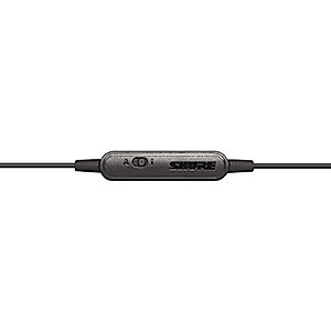Shure RMCE-UNI Remote Mic Universal Communication Cable for Detachable SE Earbuds Earphones - 3.5mm Connector, 50-inches Long - Calls, Voice Prompts, Volume/Playback Control on Apple & Android Devices