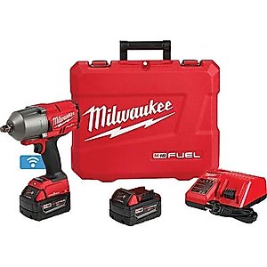 Milwaukee 2863-22 M18 FUEL w/ ONEKEY High Torque Impact Wrench 1/2 in. Friction Ring Kit