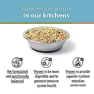 JustFoodForDogs DIY Human Quality Dog Food, Nutrient Blend Base Mix for Dogs - Chicken and White Rice Recipe (7.93oz) -Packaging May Vary