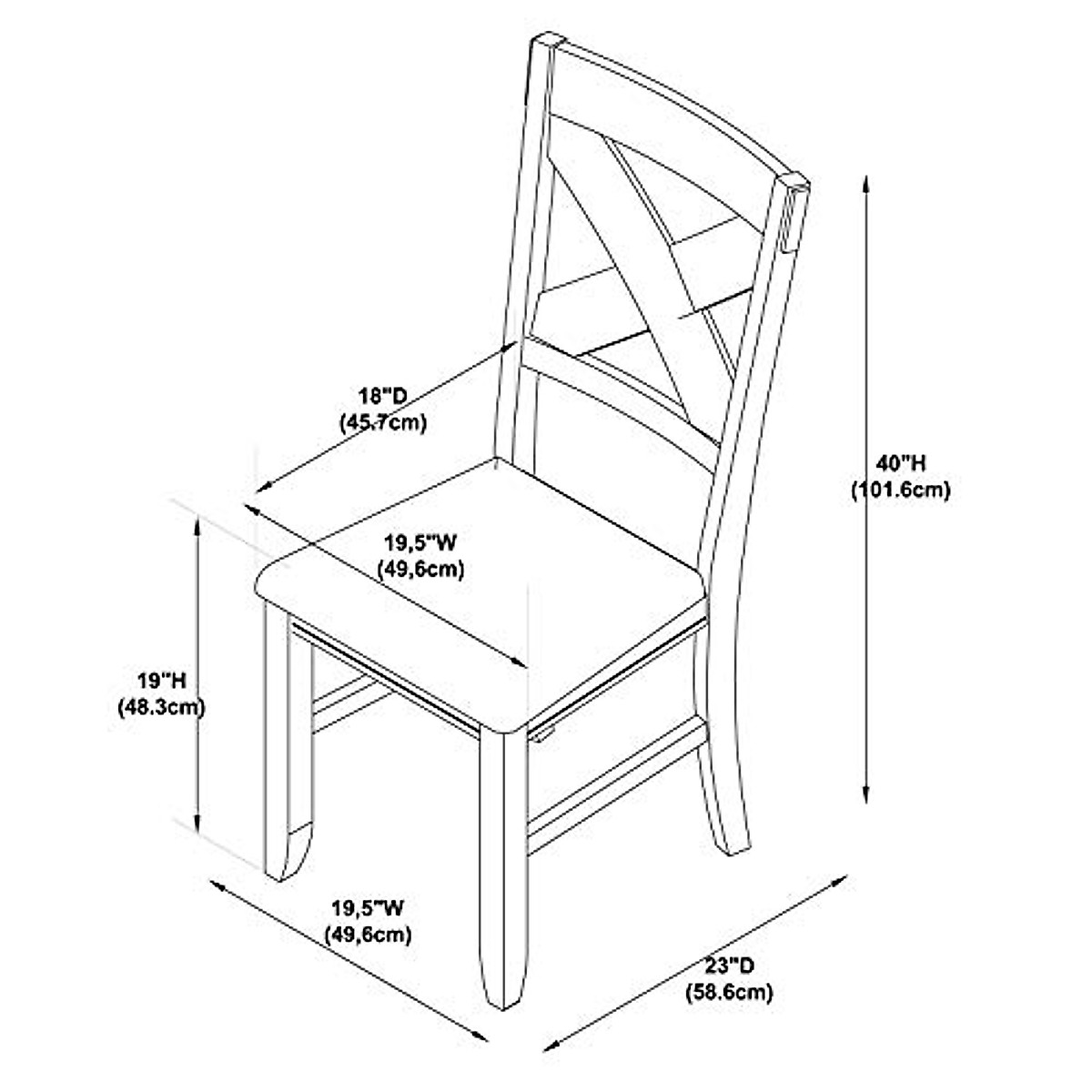 Powell 9 Piece Wooden dining set