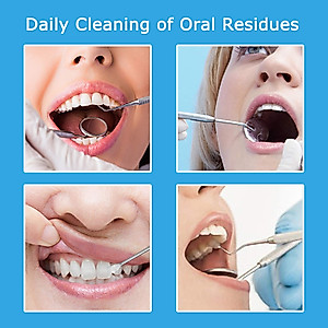 DOUCEUR Teeth Cleaning Kit, Teeth Cleaning Tools with Mouth Mirror, Teeth cleaner and Oral Care for Adults and Pets