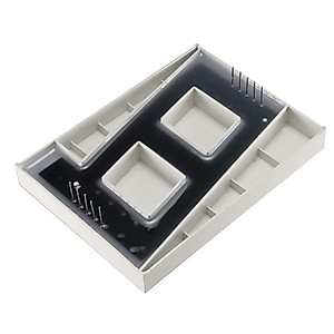 uxcell Common Anode 10 Pin 1 Bit 7 Segment Display 4.8 x 3.54 x 0.59 Inch 4" Red LED Display Digital Tube