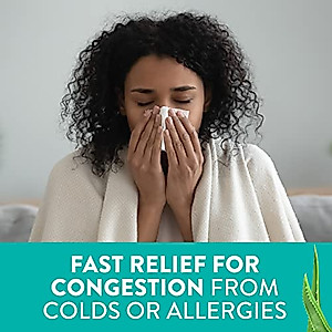 Vicks Sinex Severe Nasal Spray with Moisturizing Ultra Fine Mist, Decongestant for Stuffy Nose Relief from Cold, Allergy, Sinus Pressure - 265 Sprays