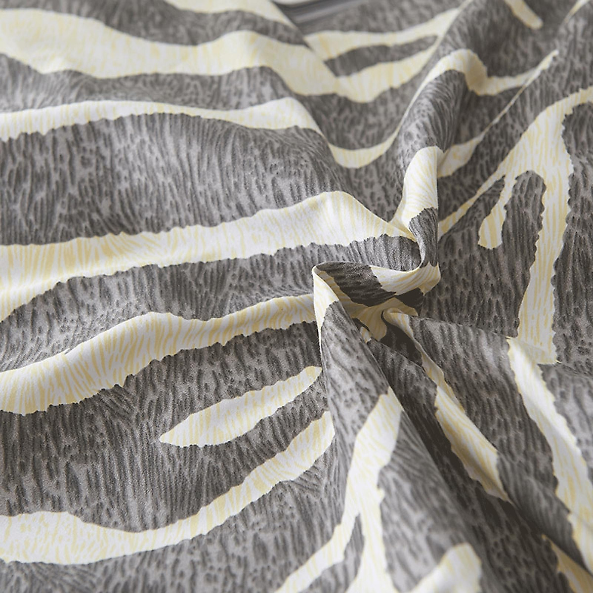 BUniq Duvet Cover 3 Pieces Queen King Full Twin Size with Zipper Closure, 4 Ties(1 Quilt Cover 2 Pillowcases)(Queen,002)