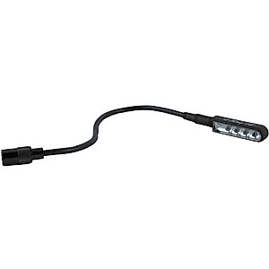 Furman GN-LED Gooseneck Lamp, LED Bulb, Locking BNC Connector Mates to Rear of Furman Power Conditioners