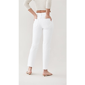 Rolla's Women's Original Straight Jeans, Layla White, 30