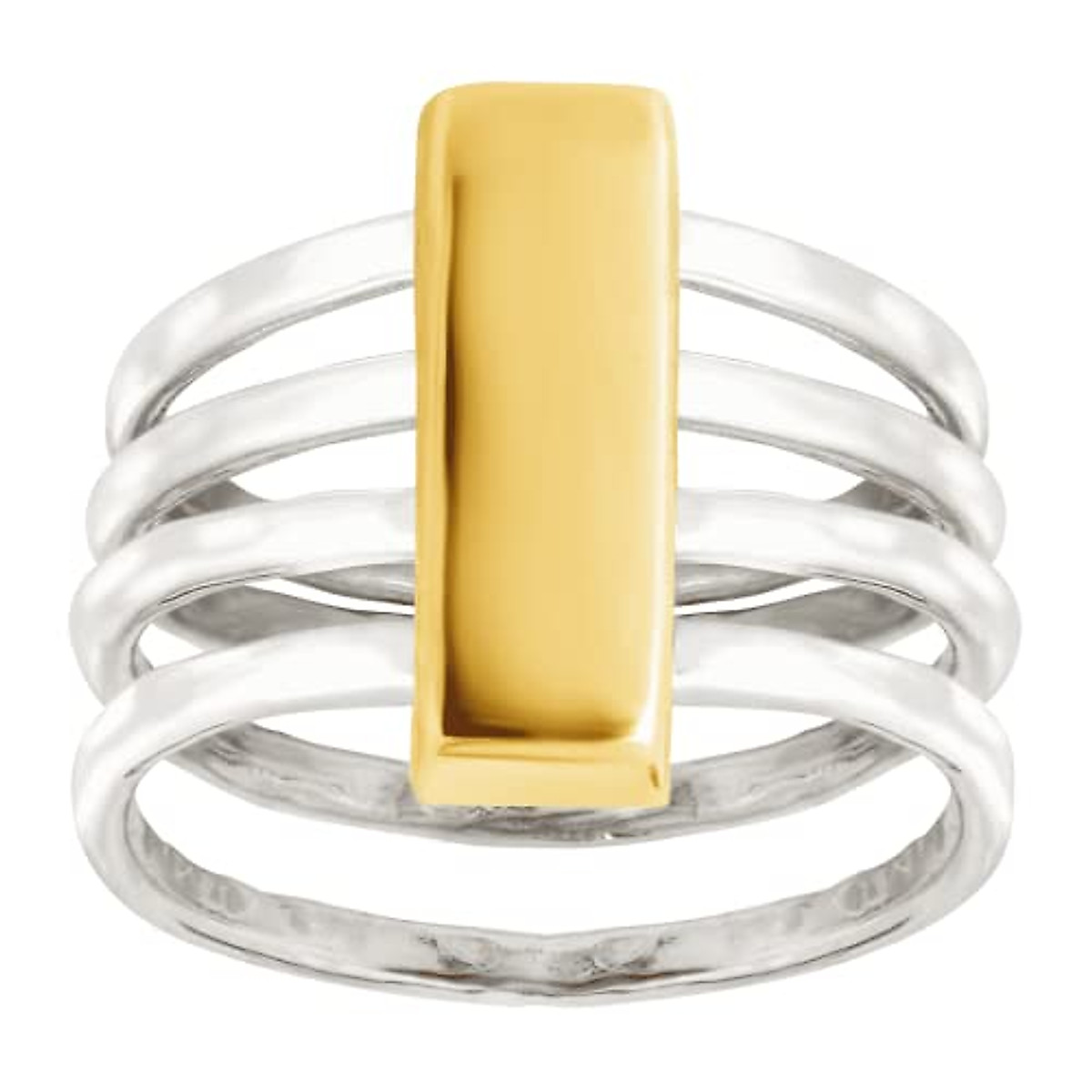 Silpada 'Agility' Ring in Sterling Silver and Brass, Size 10, Size 10