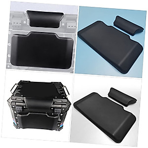 Unomor 1 Set Trunk Cushion Wear-Resistant Back pad Lumbar Support Pillow Leather Back Pillow Motorcycle Accessory Back Support Pad Wear-Resistant Backrest Sponge pu Waist Ornaments