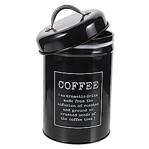 BETOOKY Coffee Can Sealed Container Tea Containers Coffee Container Flour Storage Container Coffee Powder Jar Metal Tea Canister Coffee Sugar Tea Canister Set Metal Canister Coffee Jars