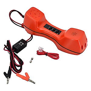 Notonparts ST230D Telephone Line Tester Butt Set Lineman Test Sets LCD Dry Battery Compatible with Mini Telephone Line Tester detect line Faults