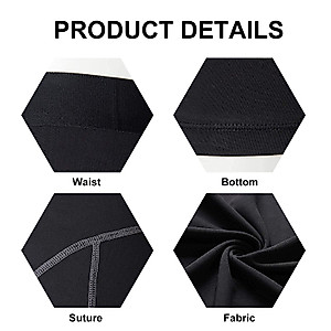 Sanke Sanke Soccer Sports Capri Compression Short Legging/Tights for Boys Girls, 3 Pack: Black*3, 10