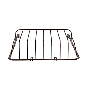 Spectrum Diversified Ashley Board & Bakeware Holder No-Installation Cupboard Cookie Sheet, Cutting Board Organizer for Cabinet, Baking Accessory Storage, Large, Satin Nickel