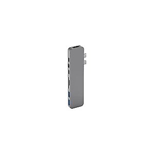 Hyper HyperDrive PRO 8-In-2 USB-C Hub for MacBook Pro & MacBook Air, Space Gray