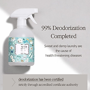 BOUQUET GARNI Fabric Perfume Soft Cotton - Long Lasting Fragrance Fabric and Linen Odor Remover - Odor Eliminator and Neutralizer Spray - Fabric Deodorizer and Refresher - 16.9 Fl Oz