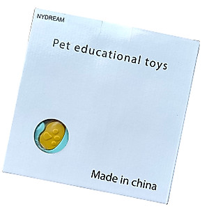 NYDREAM Dog Puzzle Toys-Puppy Treat Dispenser Dog Toys with Non-Slip/Increase IQ/Interactive Flower Slow Dispensing Feeding Pet Dog Training Games Feeder for Mini Dog Puppies