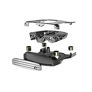 Cobra Golf 2021 King 3D Printed Agera Putter (Men's Right Hand 35 Inch) Black