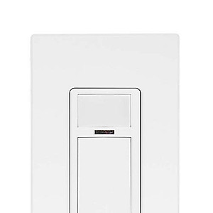 Leviton ODS15-I1W Wallbox, PIR 15A Switching, 120VAC, Configurable with The Smart Sensor App, White