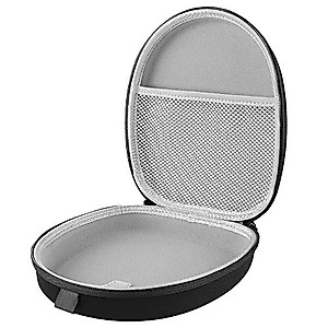 Linkidea Headphones Carrying Case Compatible with Sennheiser PXC 550, PXC 550 II Wireless, PXC 480 Case, Protective Hard Shell Travel Bag with Cable, Charger Storage (Black)