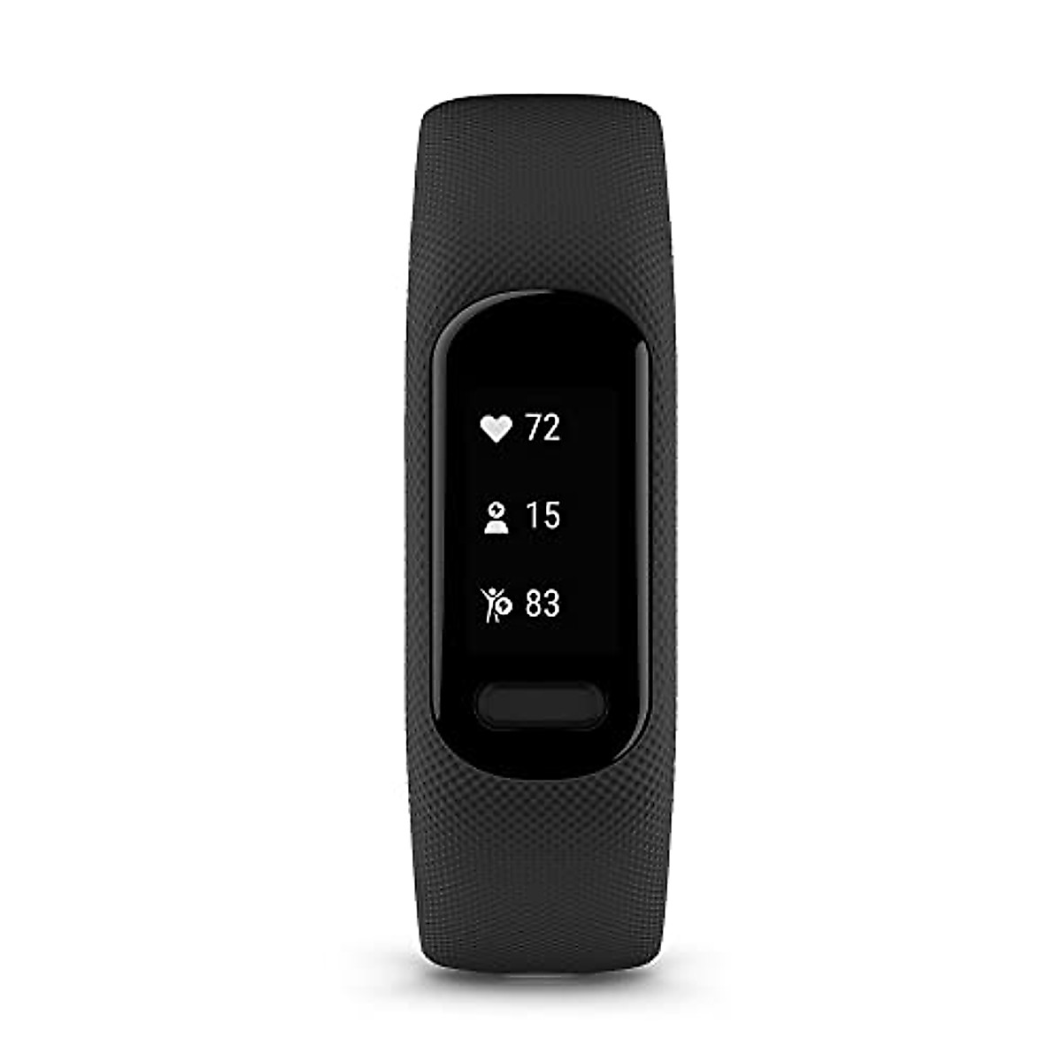 Garmin vívosmart® 5, Fitness Tracker, Long-Lasting Battery, Simple Design, Black Large
