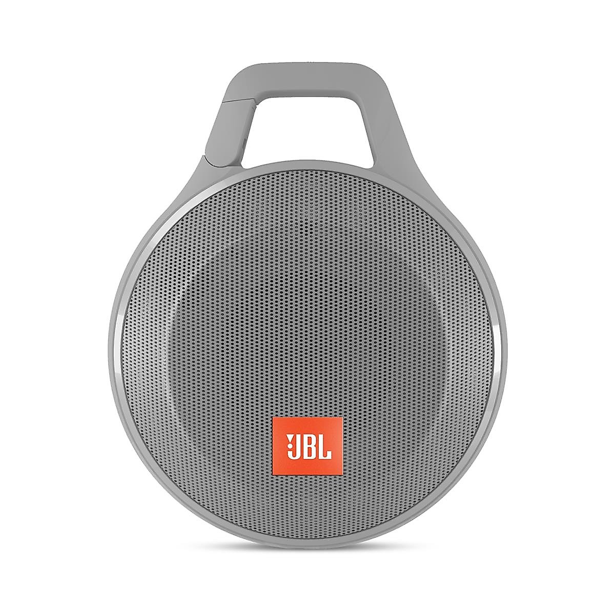 JBL Clip+ Splashproof Portable Bluetooth Speaker, Gray