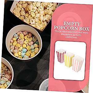 60pcs Popcorn Boxes Popcorn Box Green Decor Disposable Snack Containers Disposable Containers Popcorn Bowl Popcorn Container Popcorn Bucket Paper Party Snack Container Soft