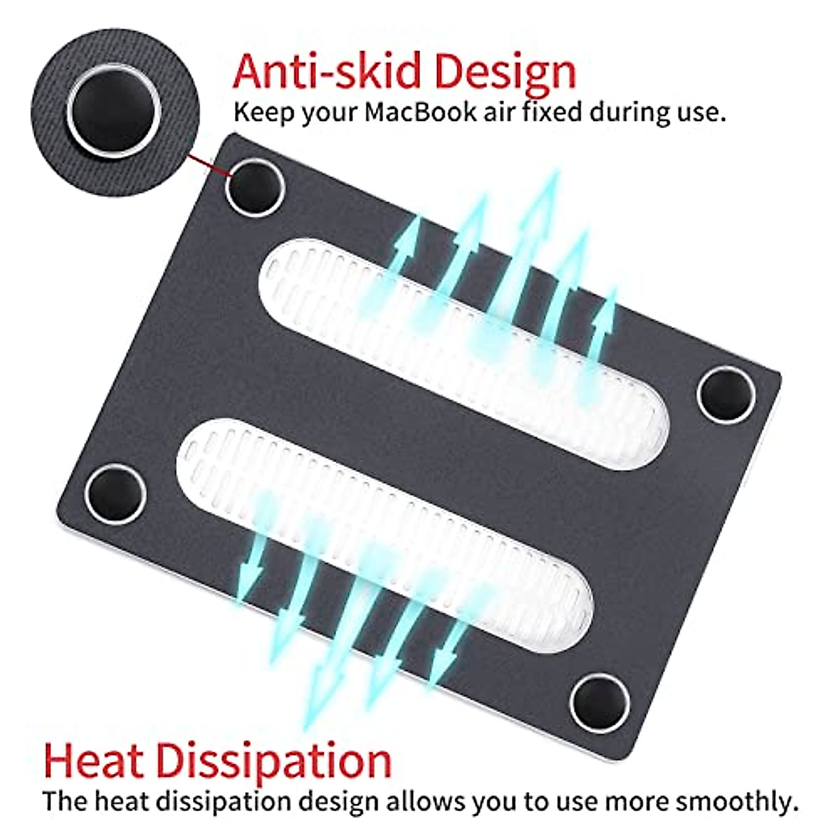 DULINEDO Compatible with MacBook Air 13.6 Inch Case 2022 Release (Model: A2681 M2) Premium PU Leather & Hard Shell Laptop Case (Black)