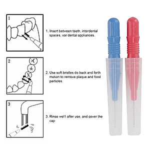 Braces Flossers,Braces Kit,50Pcs Interdental Brush Tooth Floss Tooth Cleaning Tool Toothpick Dental Flossing Brush Oral Dental Hygiene Dental Flosser