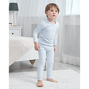 Enfants Chéris Toddler Thermal Underwear for Boys Pajamas 3T Blue Stripes