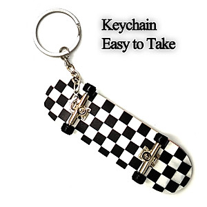 BMARLF Wooden Fingerboard Alloy Frame Finger Skateboards Bearing Wheel Finger Board Fashion Pattern Finger Boards 30mmx100mm