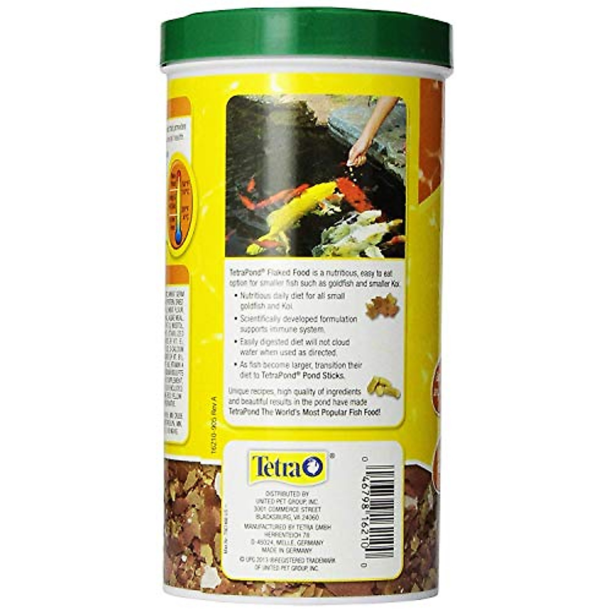 TetraPond 16210 Flaked Fish Food, 6.35-Ounce - 2 Pack